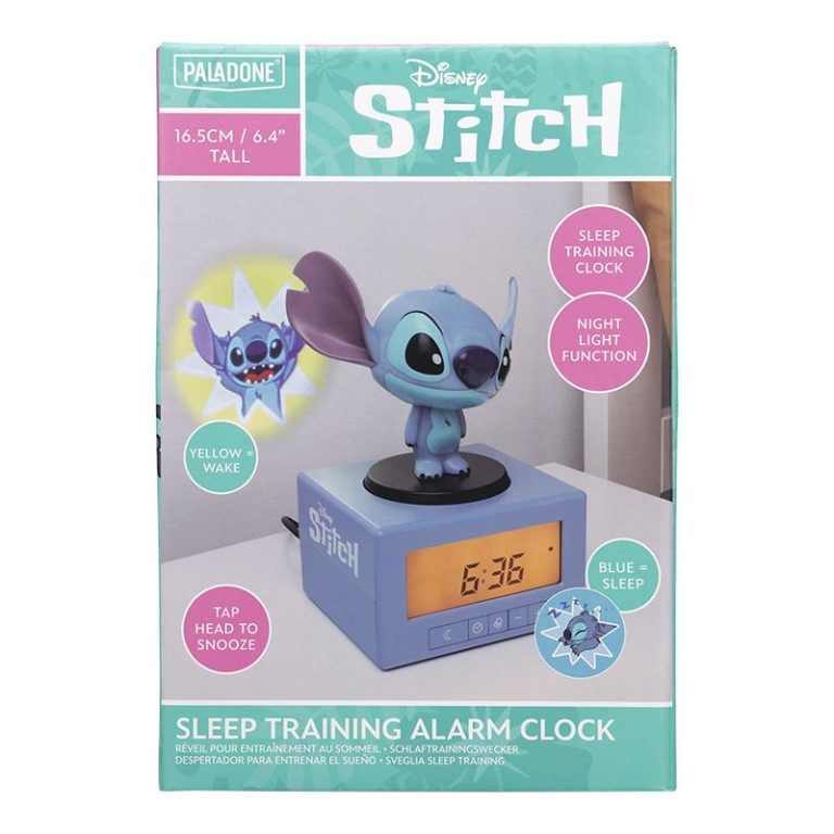 Stitch Sleep Training Alarm Clock – Quirky Gifts Malta